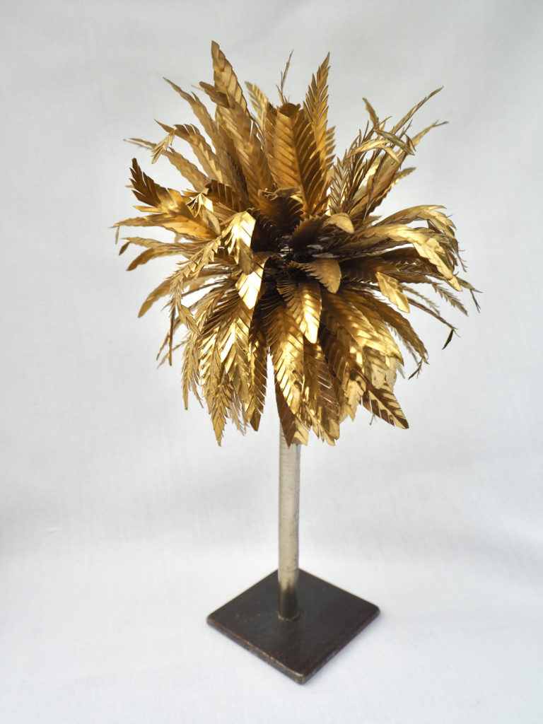 Metal Palm Tree (GOLD) - Palm House Sefton Park